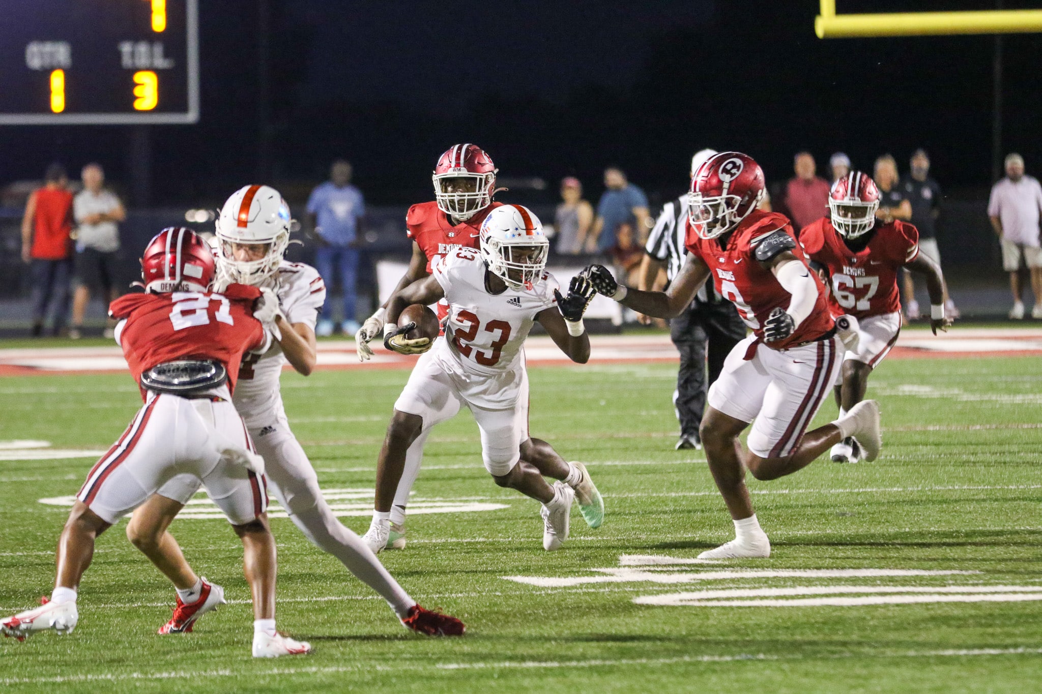 Veterans football hosts Warner Robins in last non-region county matchup ...