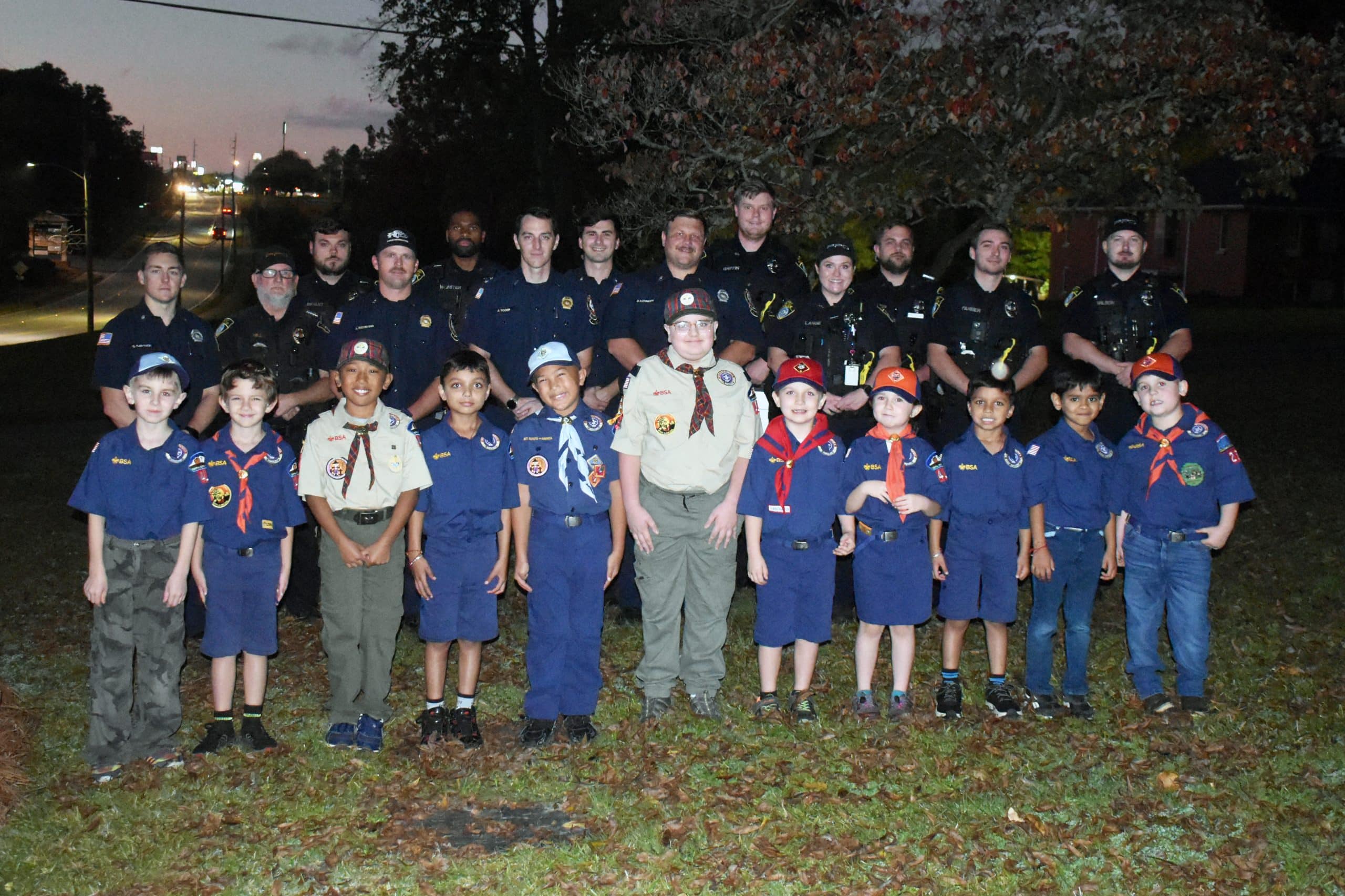 Local Cub Scouts honor veterans in flag lowering at Perry Fire ...