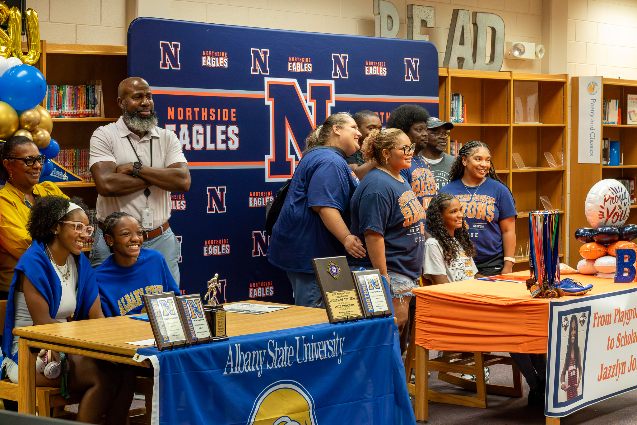 Northside runners Faith Thompson and Jazzlyn Journey sign Letters of ...