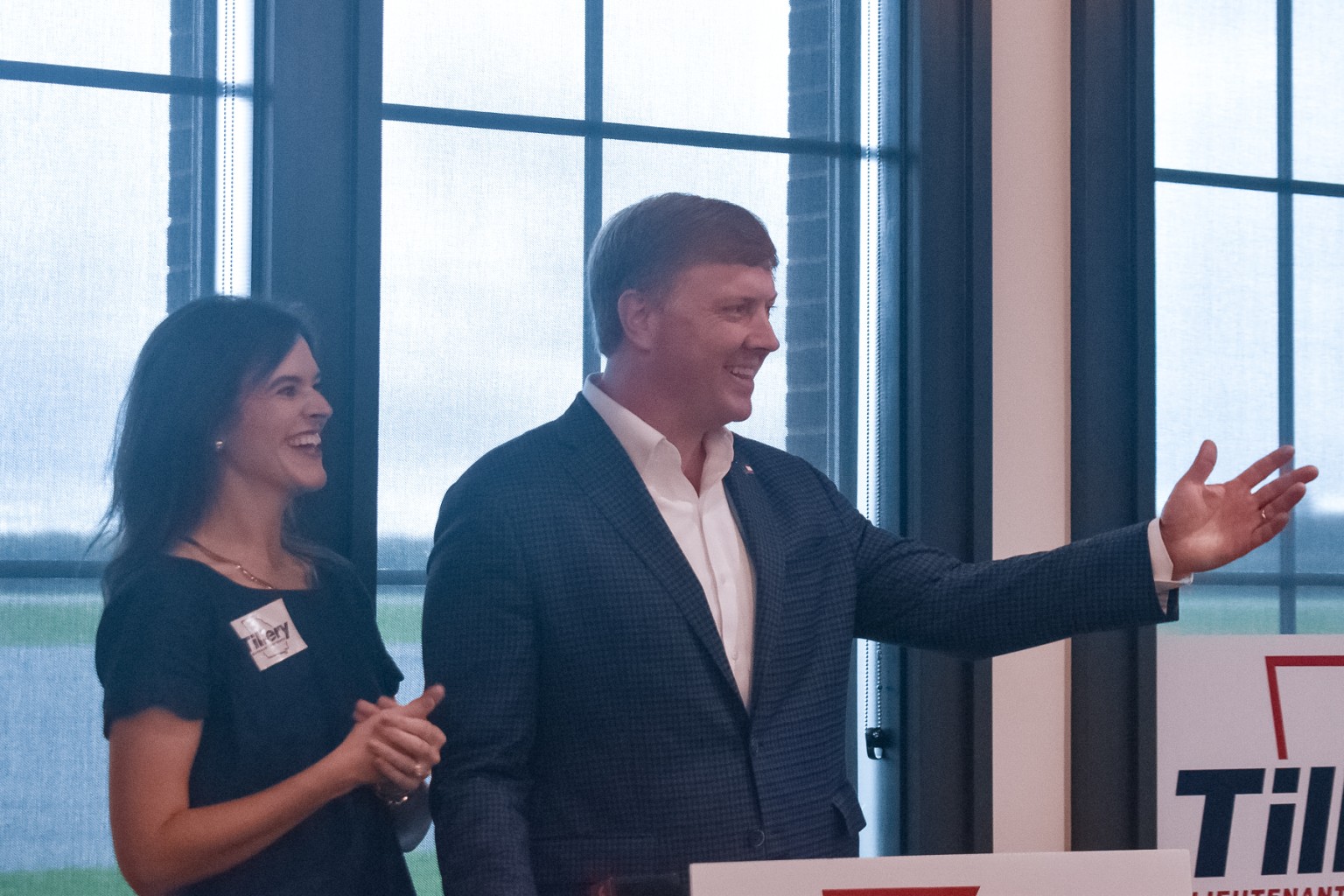 Republican Blake Tillery visits Perry to launch campaign for Lieutenant ...