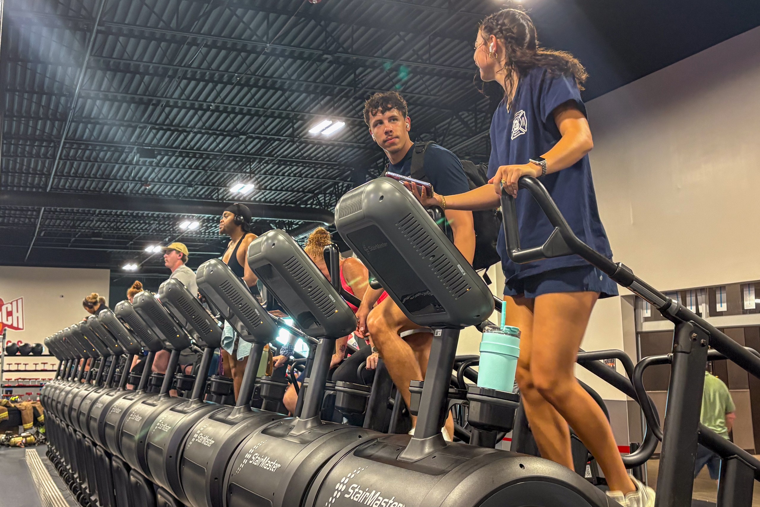 Annual Crunch Fitness challenge invites public to climb 110 flights of ...