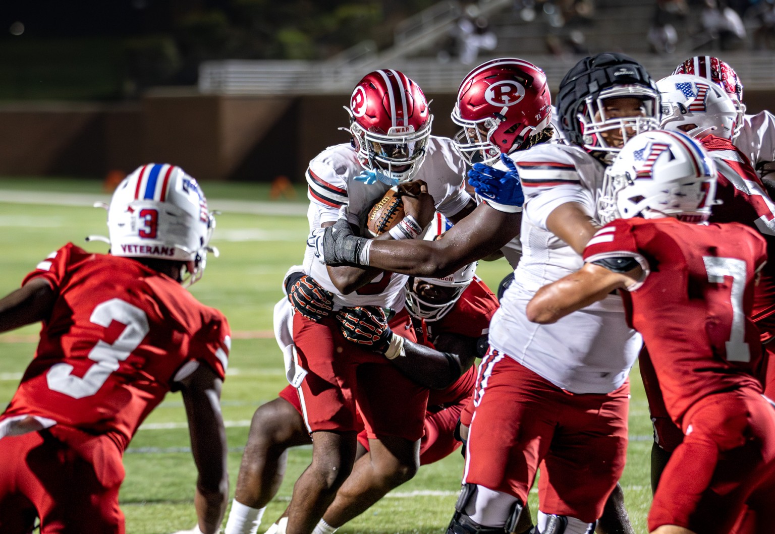 Warner Robins football seals road victory over Veterans with 99-yard ...