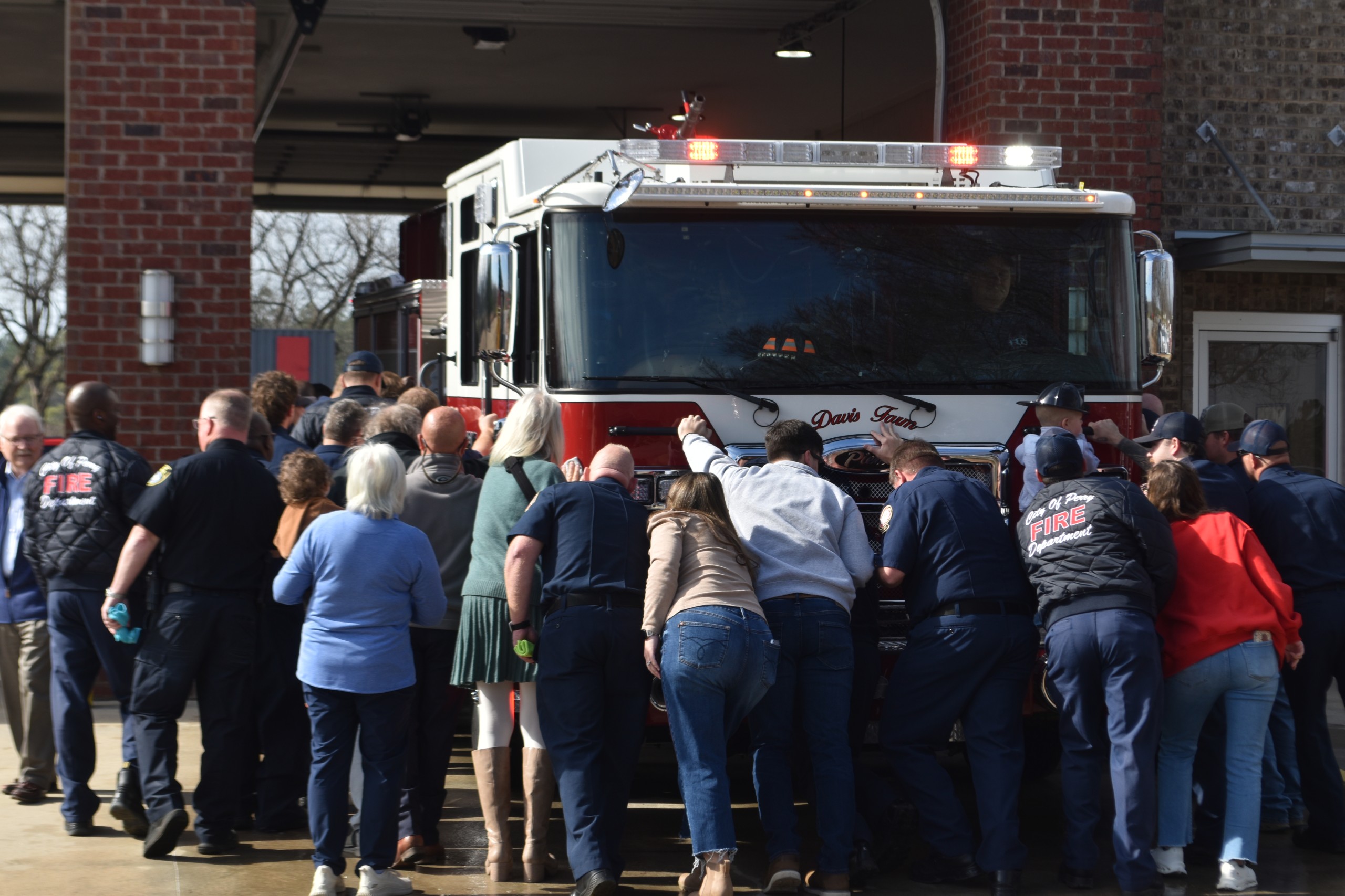 Perry Fire Department adds new apparatus to fleet in Push-In ceremony ...