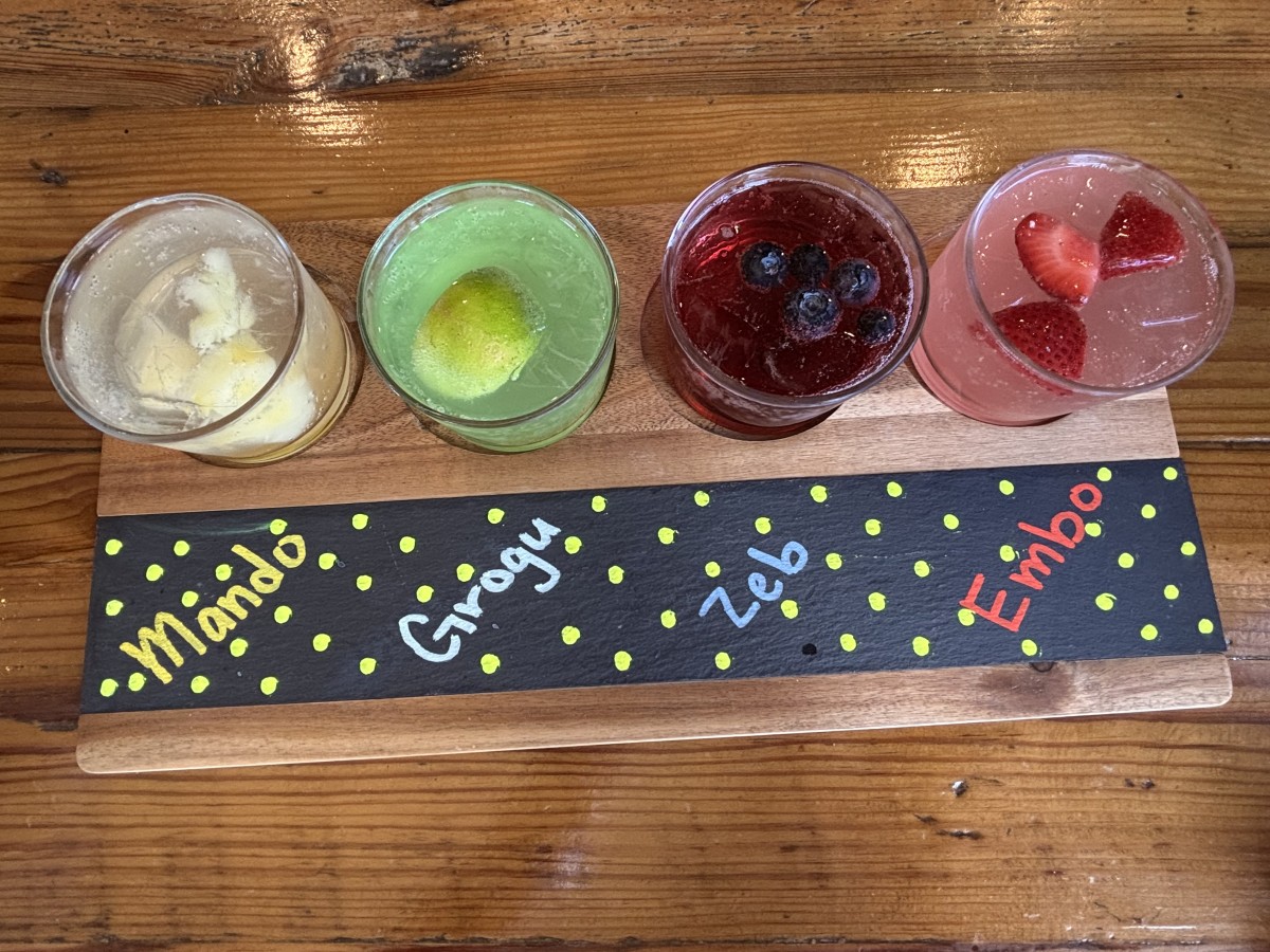 Drink a Star Wars flight or eat one as a reminder of home at Woodlands ...